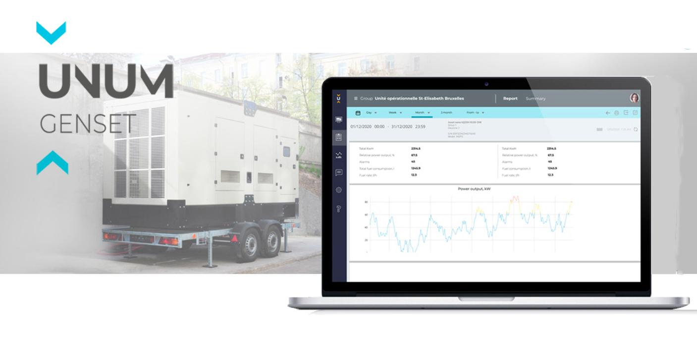 Generator Remote Monitoring & Analytics | UNUM Genset